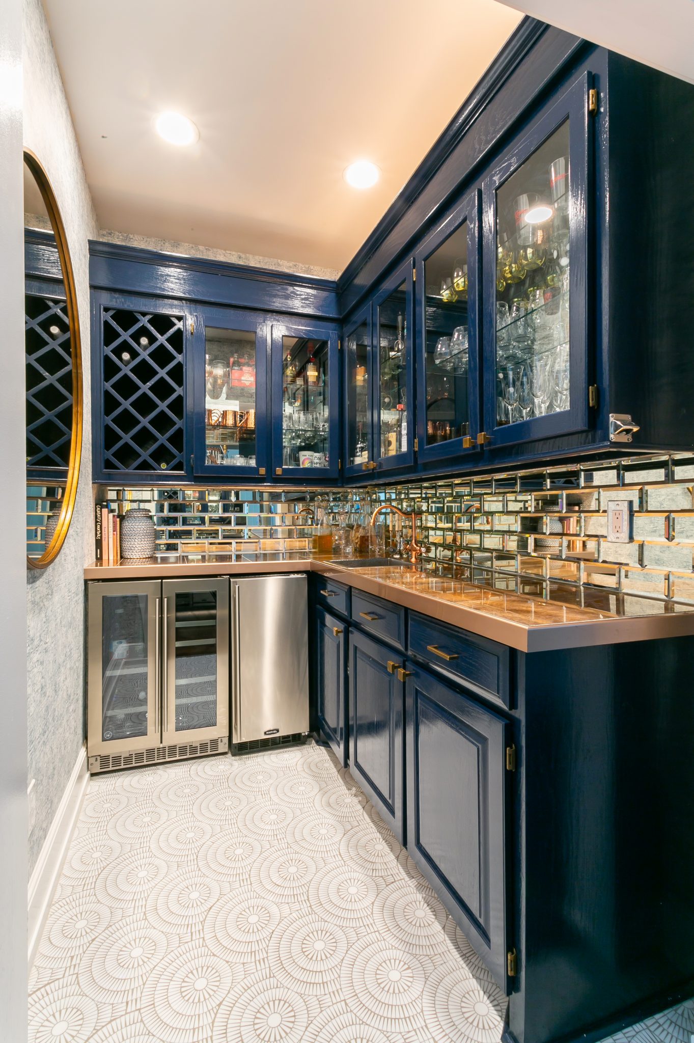 Custom Beverage Station Inspiration - Charleston Home + Design Magazine ...