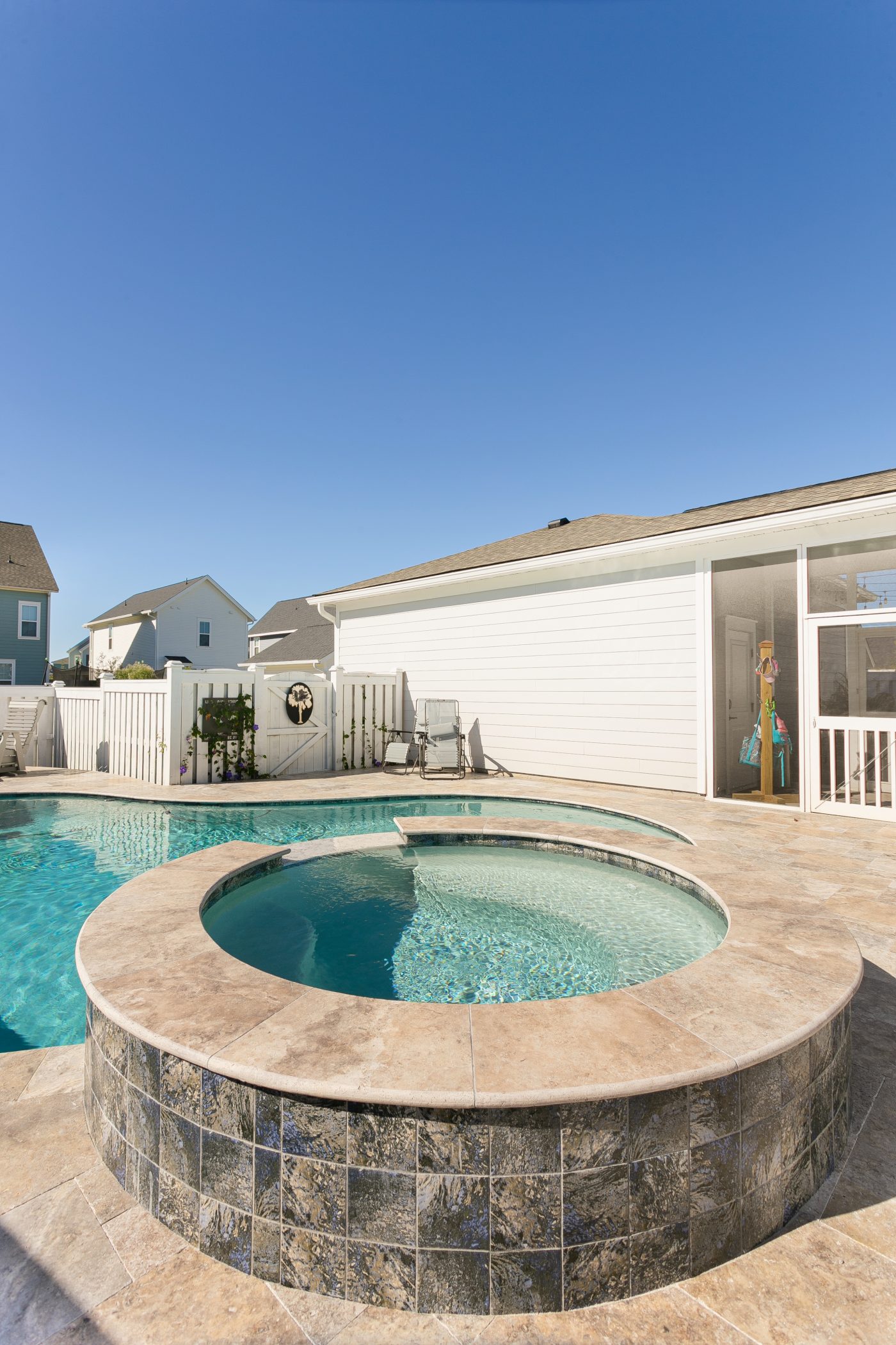 An Outdoor Oasis by Clear Blue Pools - Charleston Home + Design ...