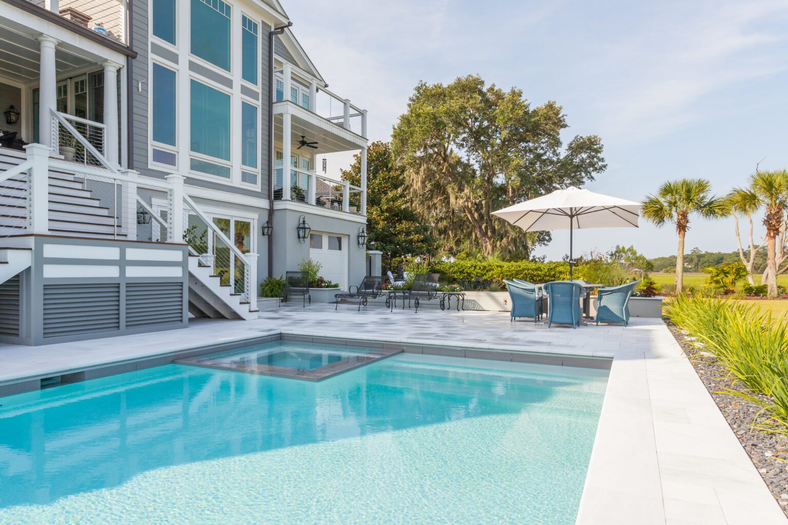 Marshfront and Poolside with Heritage Pools - Charleston Home + Design ...