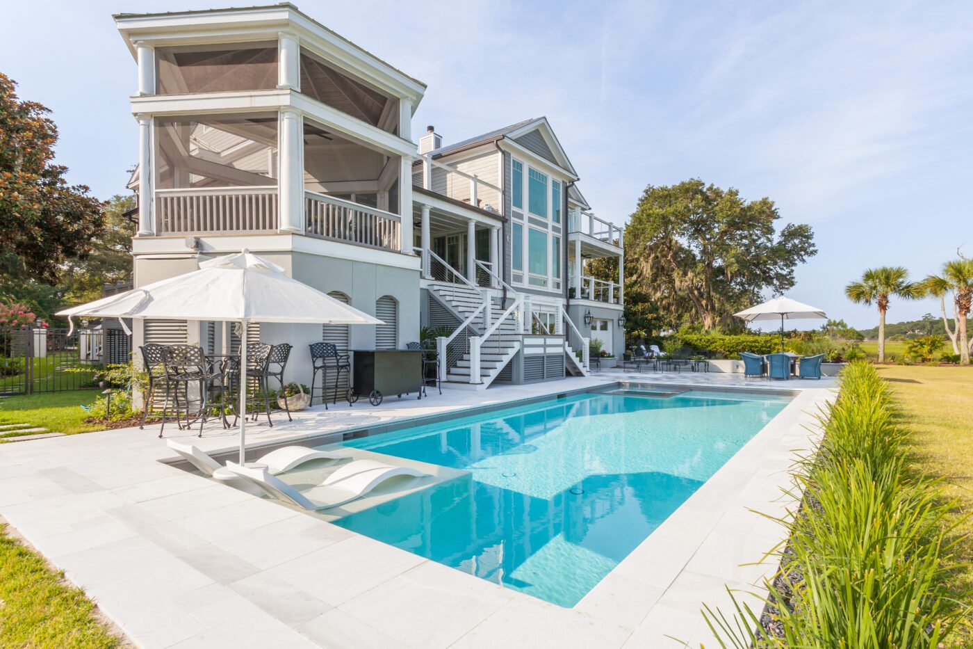 Marshfront and Poolside with Heritage Pools - Charleston Home + Design ...